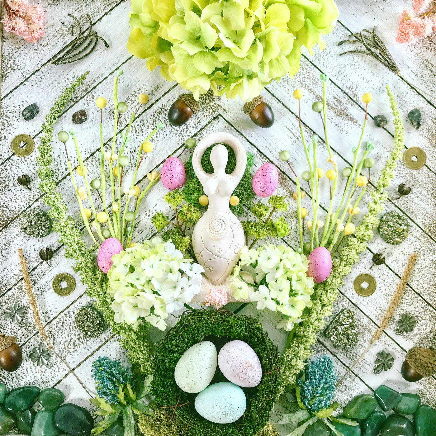 Spring Goddess Statuary - Spiral Goddess Statuary – Sabbat Box