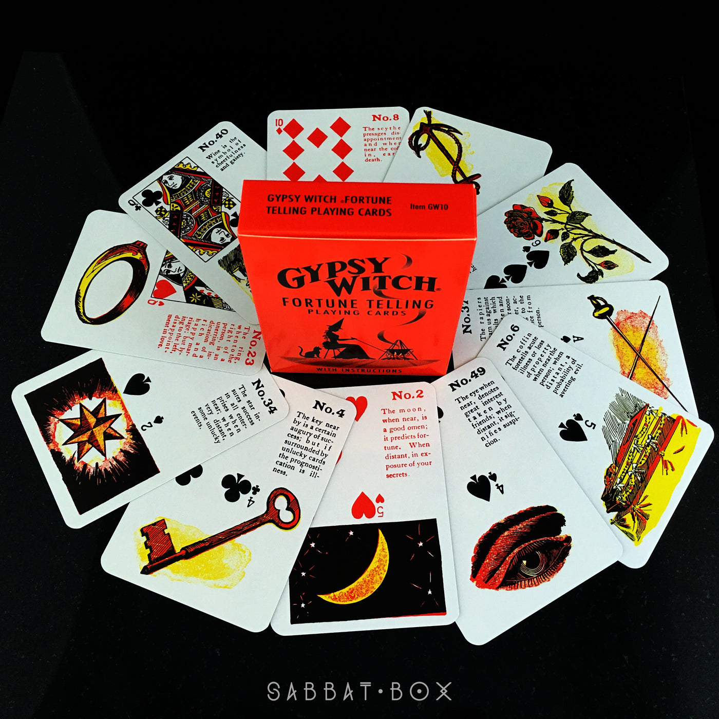 Gypsy Witch Fortune Telling Playing Cards – Sabbat Box