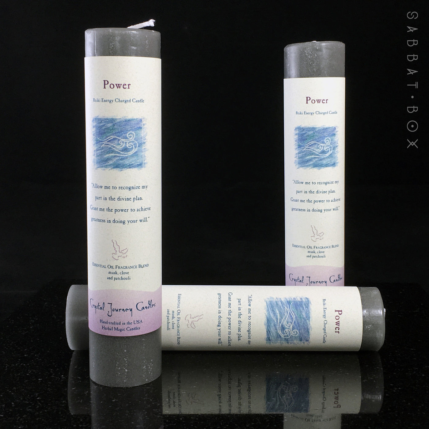Power Reiki Charged Herbal Magic Spell Candle-Crystal Journey Candles – Sabbat Box