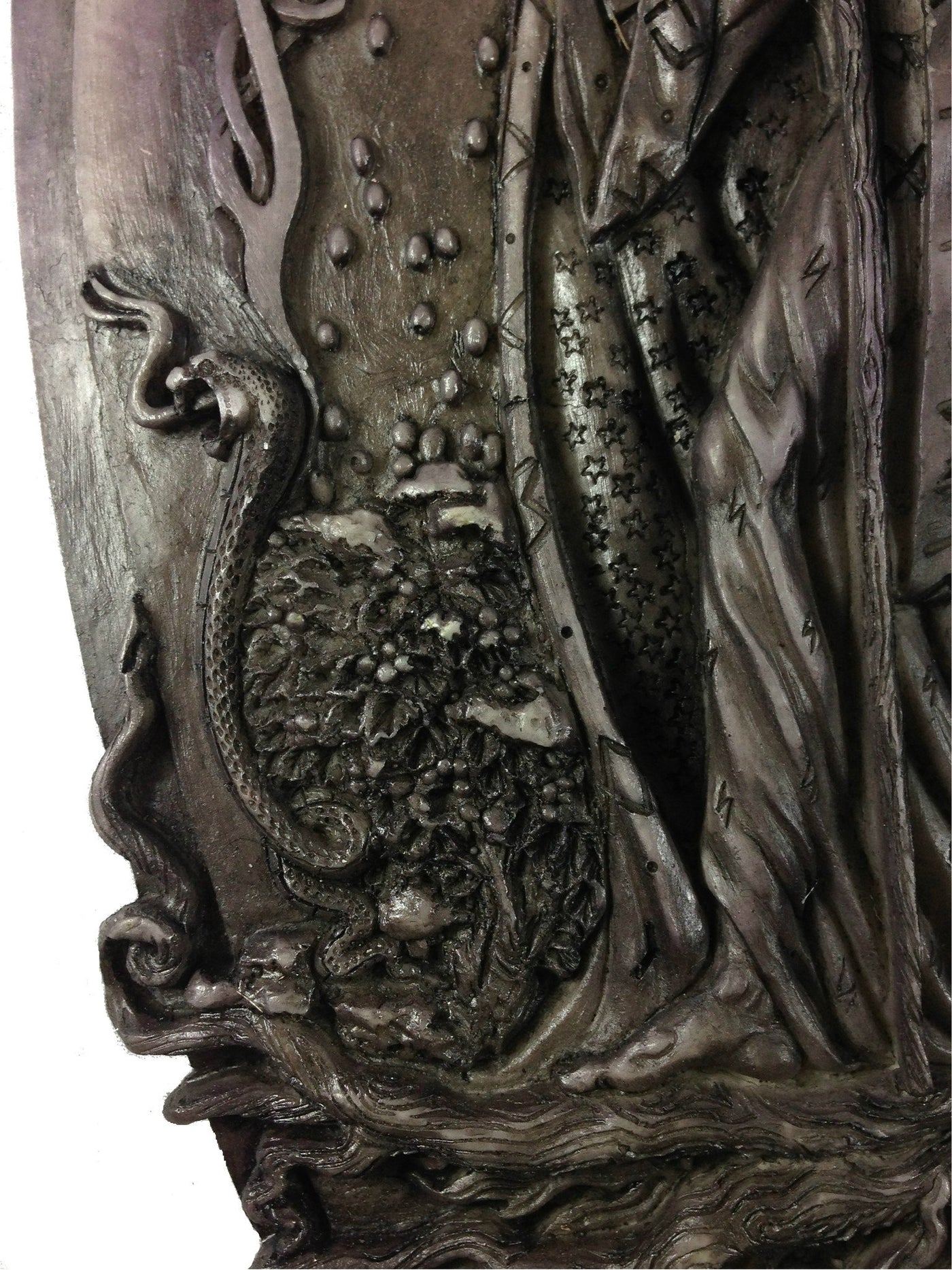 Triple Goddess Plaque-Maiden Mother and Crone-Stone Finish – Sabbat Box